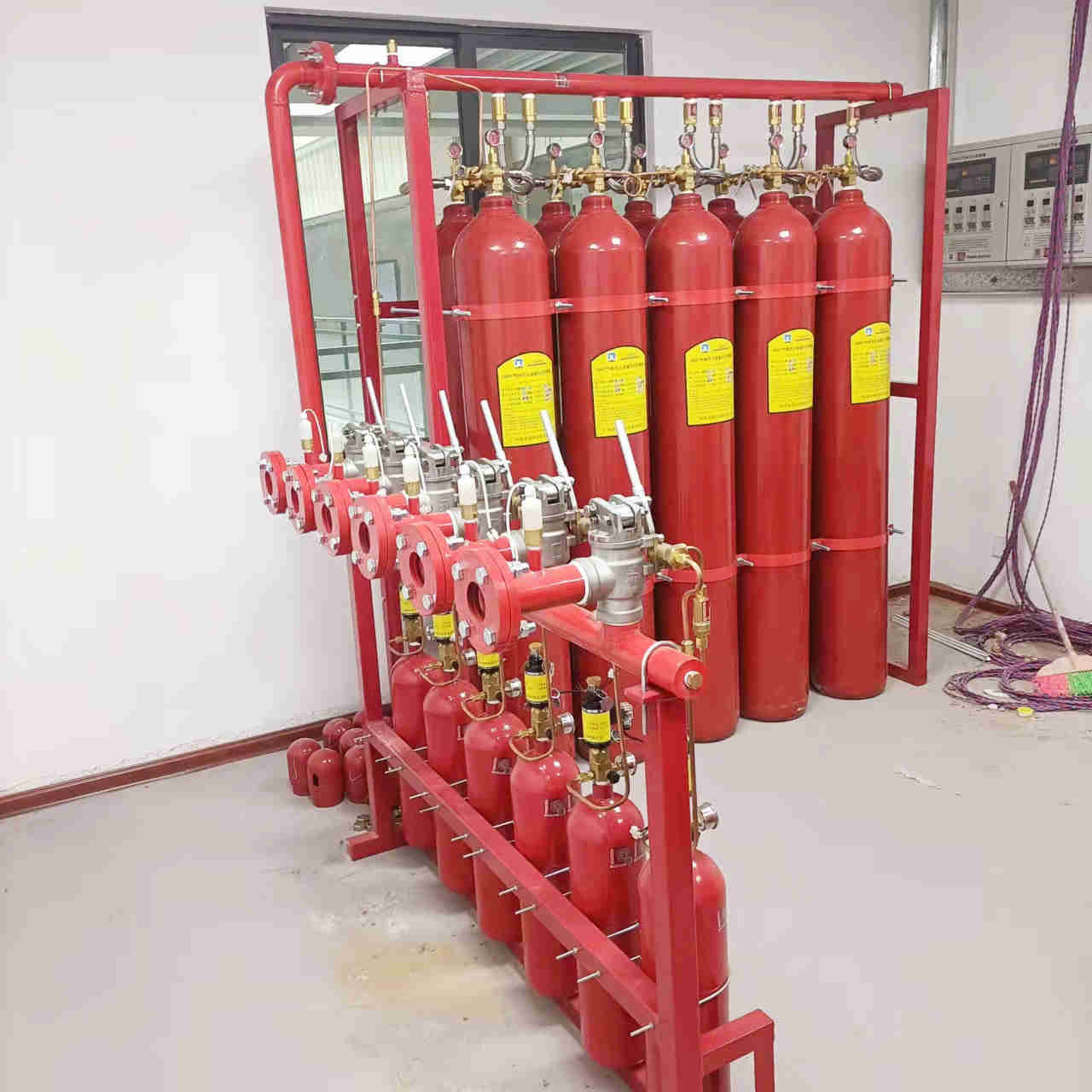Efficacité IG Système d'extinction des incendies par gaz inerte 15MPa ...